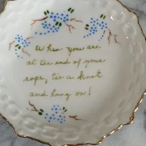 Vintage | Accents | Vintage Lot Of 6 Hand Painted Floral Trinket Dishes ...